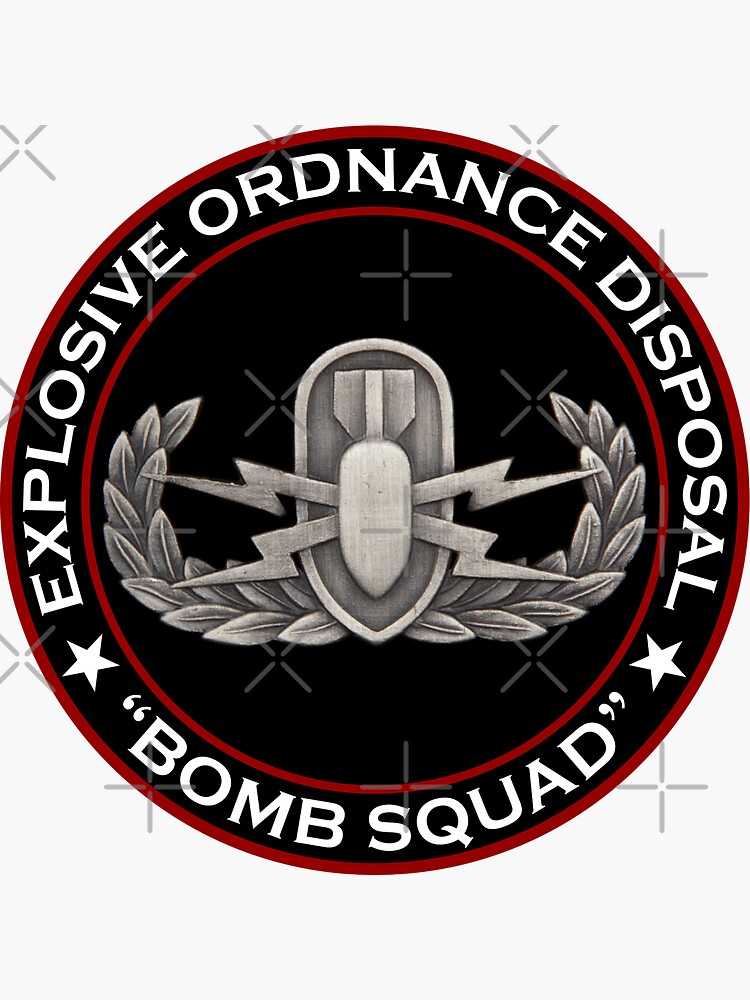"EOD Bomb Squad" Sticker for Sale by jcmeyer | Redbubble