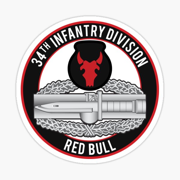 "34th Infantry CAB" Sticker for Sale by jcmeyer | Redbubble
