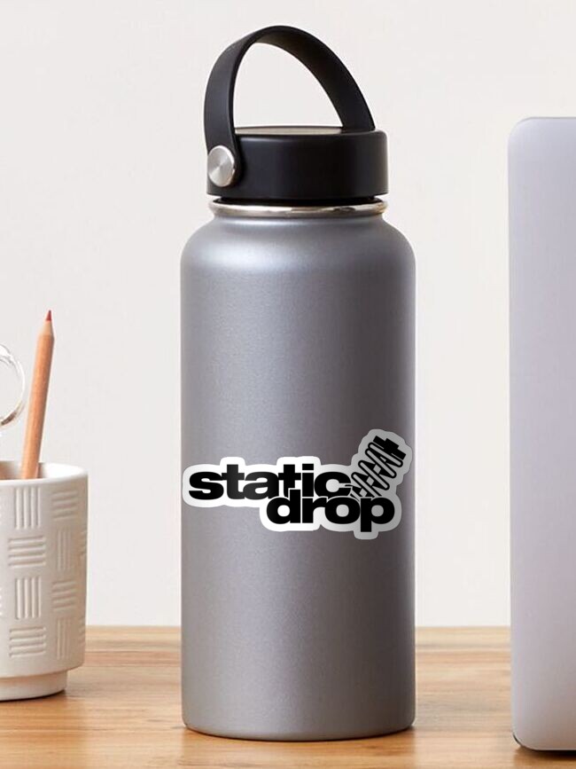 "Static drop (3)" Sticker for Sale by PlanDesigner | Redbubble