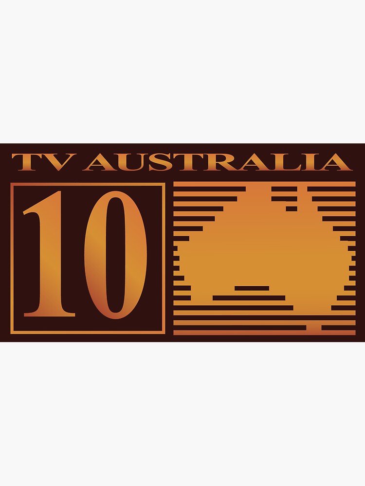 "10 TV Australia" Sticker for Sale by l00pes | Redbubble