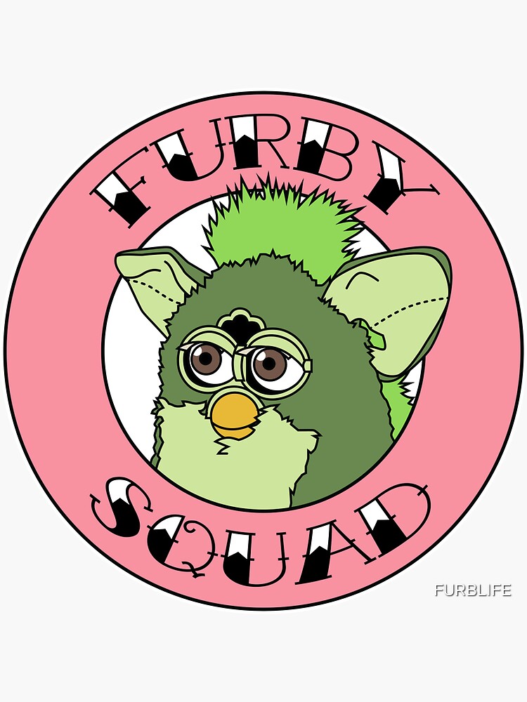 "Furby Squad - Frog" Sticker for Sale by FURBLIFE | Redbubble