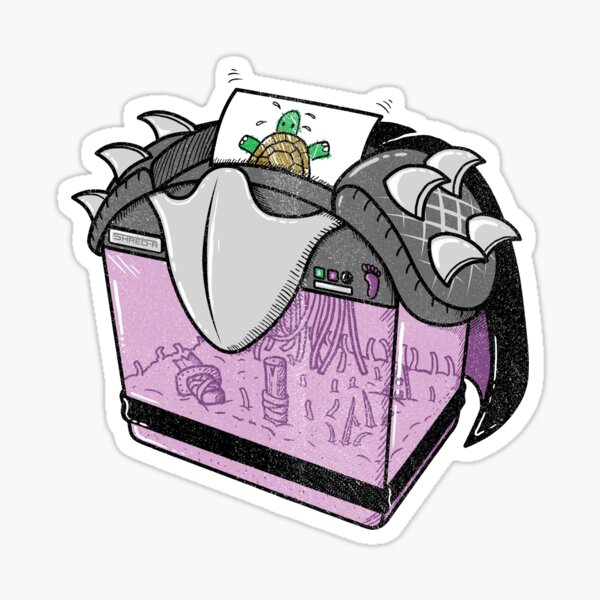"Paper Shredder" Sticker by neilss1 | Redbubble
