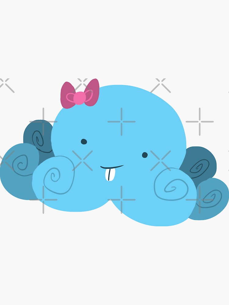 "Cute Blue Bucktooth Octopus" Sticker by SaradaBoru | Redbubble