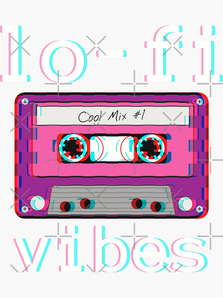 "Low Fidelity Music product Aesthetic Tape Lo - fi Vibes design ...
