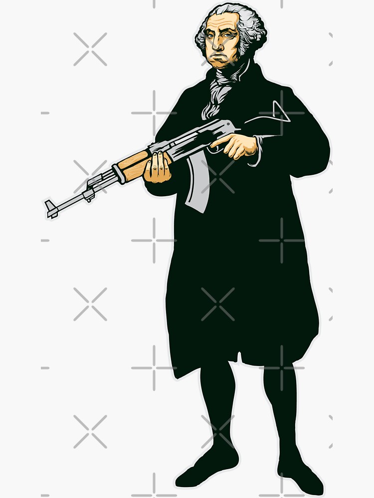 "George Washington" Sticker for Sale by LibertyManiacs | Redbubble