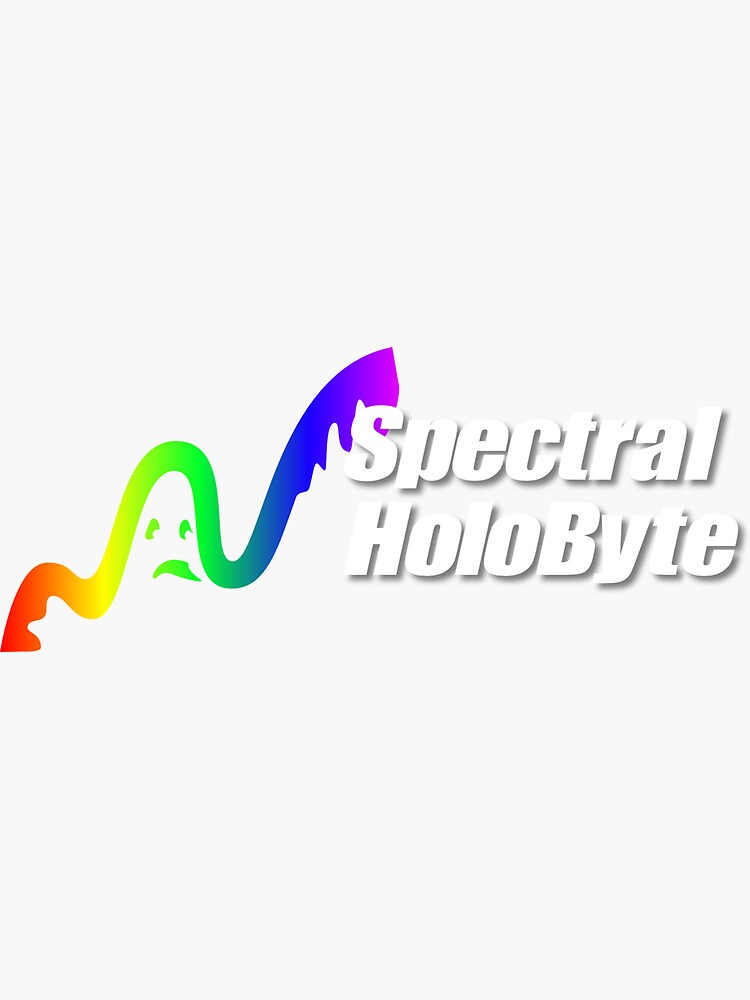 "Spectral HoloByte" Sticker for Sale by zTDGz | Redbubble