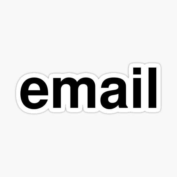 "email" Sticker for Sale by ninov94 | Redbubble