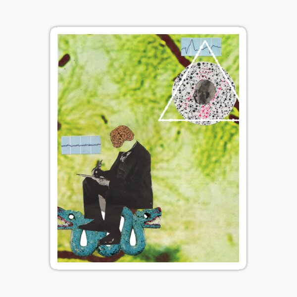 "Watch The Thinker" Sticker by GetRealClothing | Redbubble