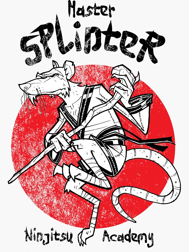 "Master Splinter" Sticker by Ninjae-Art | Redbubble