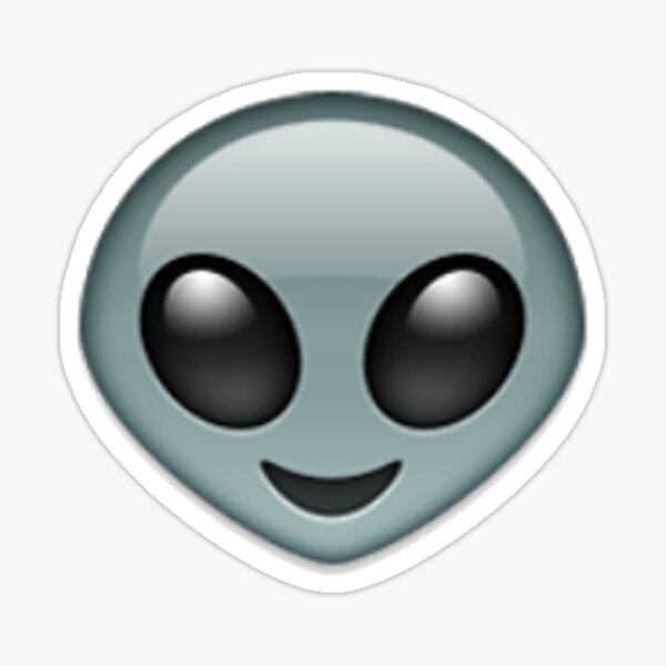 "Alien Emoji" Sticker for Sale by pepeking | Redbubble