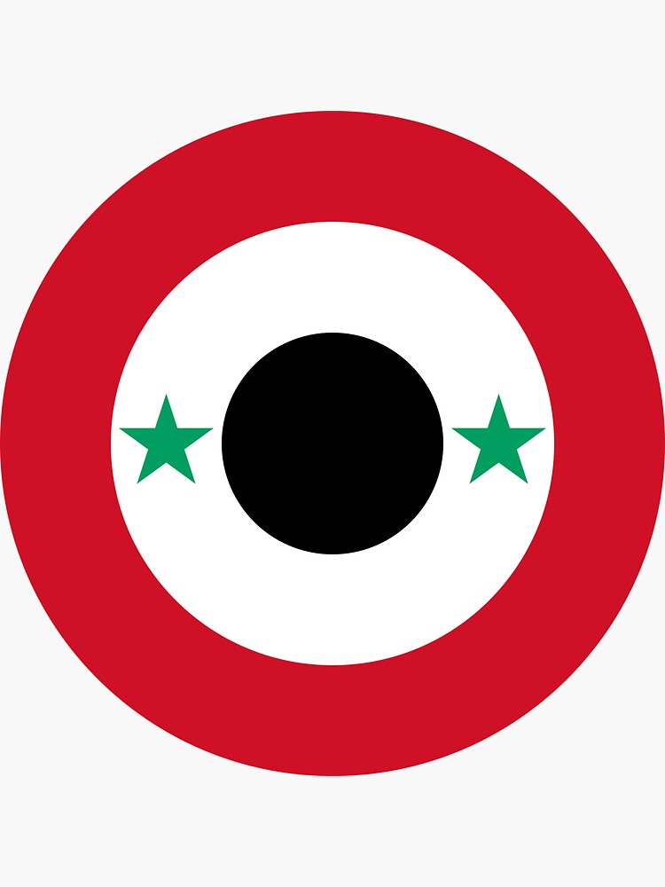"United Arab Republic Roundel, 1958-1961" Sticker for Sale by abbeyz71 ...