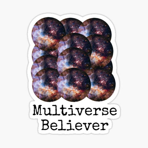 "Multiverse design" Sticker for Sale by PalazzolaDesign | Redbubble