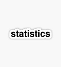 Statistics Stickers | Redbubble