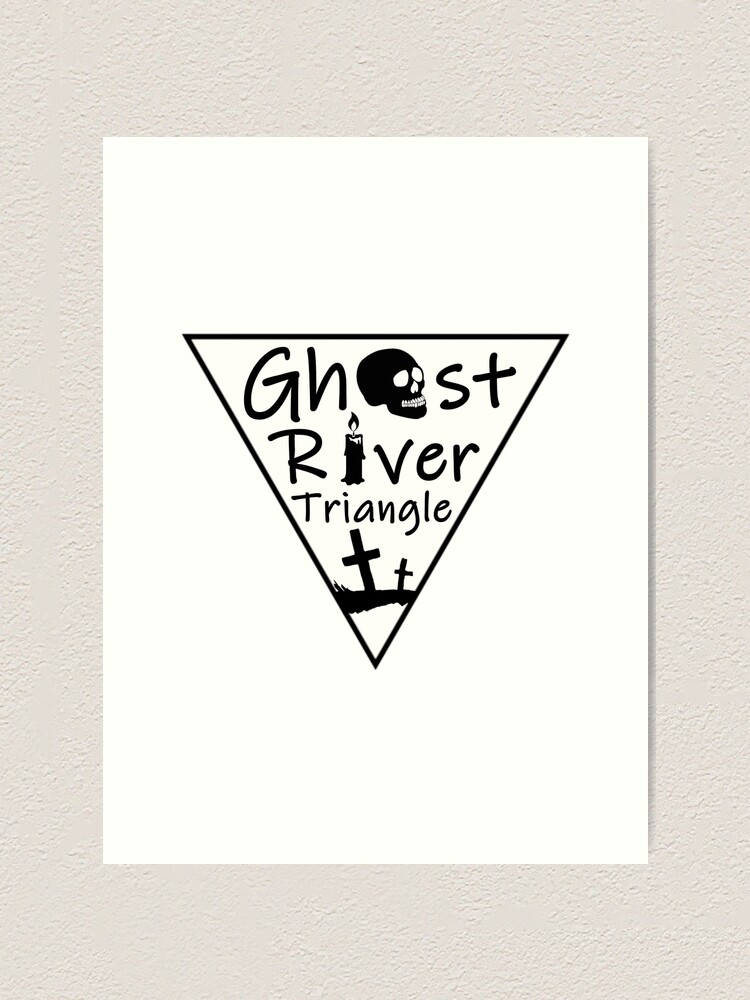 "Ghost River Triangle" Art Print for Sale by saudiffred | Redbubble