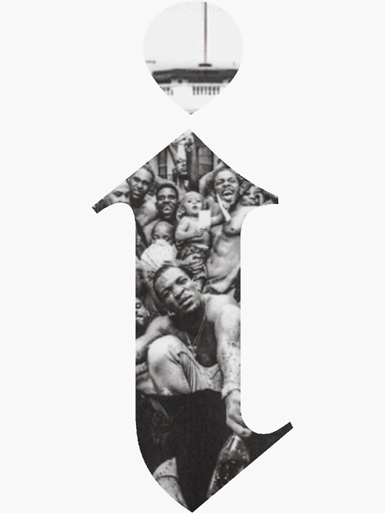 "Kendrick Lamar i - To Pimp A Butterfly Art" Sticker for Sale by ...
