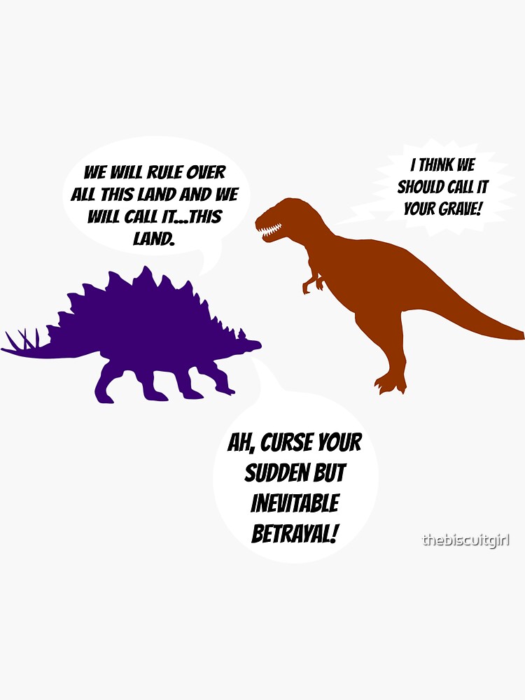 "Mine is an evil laugh!" Sticker by thebiscuitgirl | Redbubble