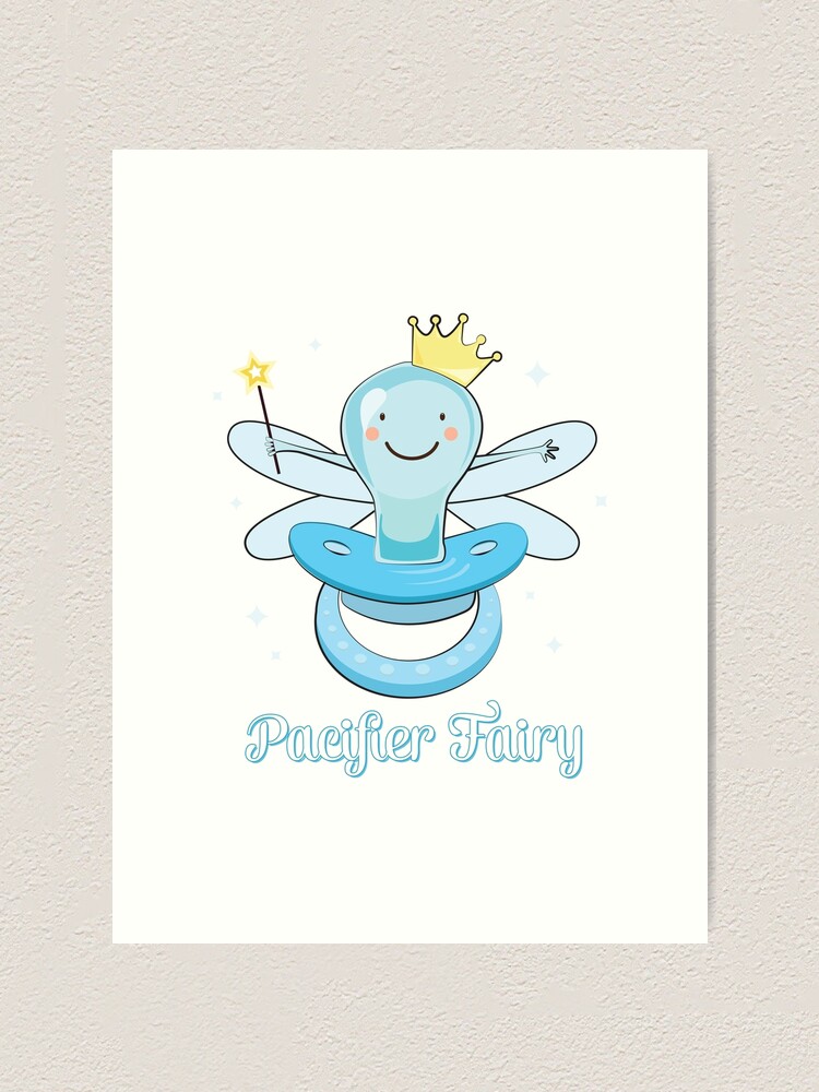 "Fun Pacifier Fairy Boys To Give Up Pacifiers" Art Print for Sale by ...