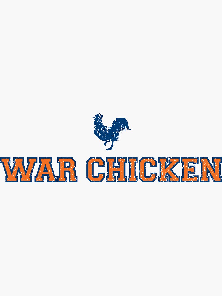 "War Chicken" Sticker by medallion | Redbubble