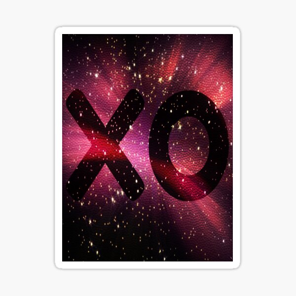 "XO" Sticker by inoursociety | Redbubble