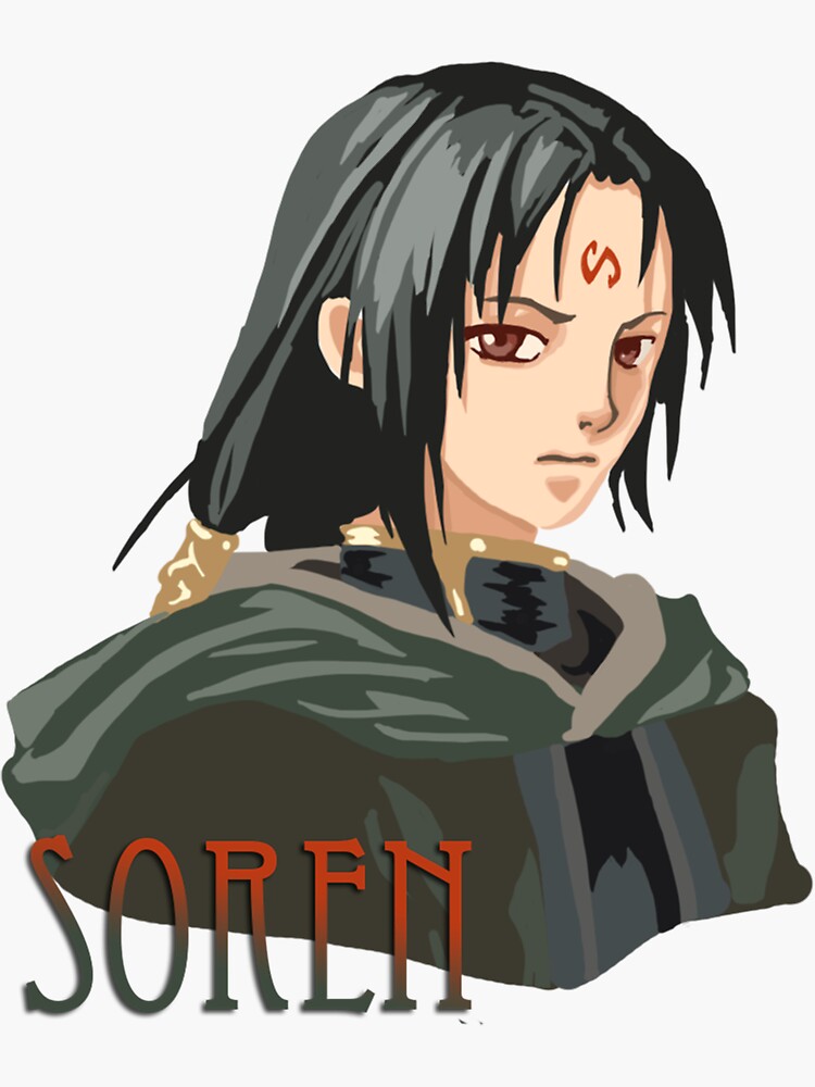 "Soren" Sticker for Sale by miss0aer | Redbubble