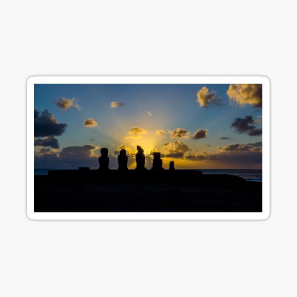 "Ahu Vai Uri" Sticker by Wanderlust40 | Redbubble