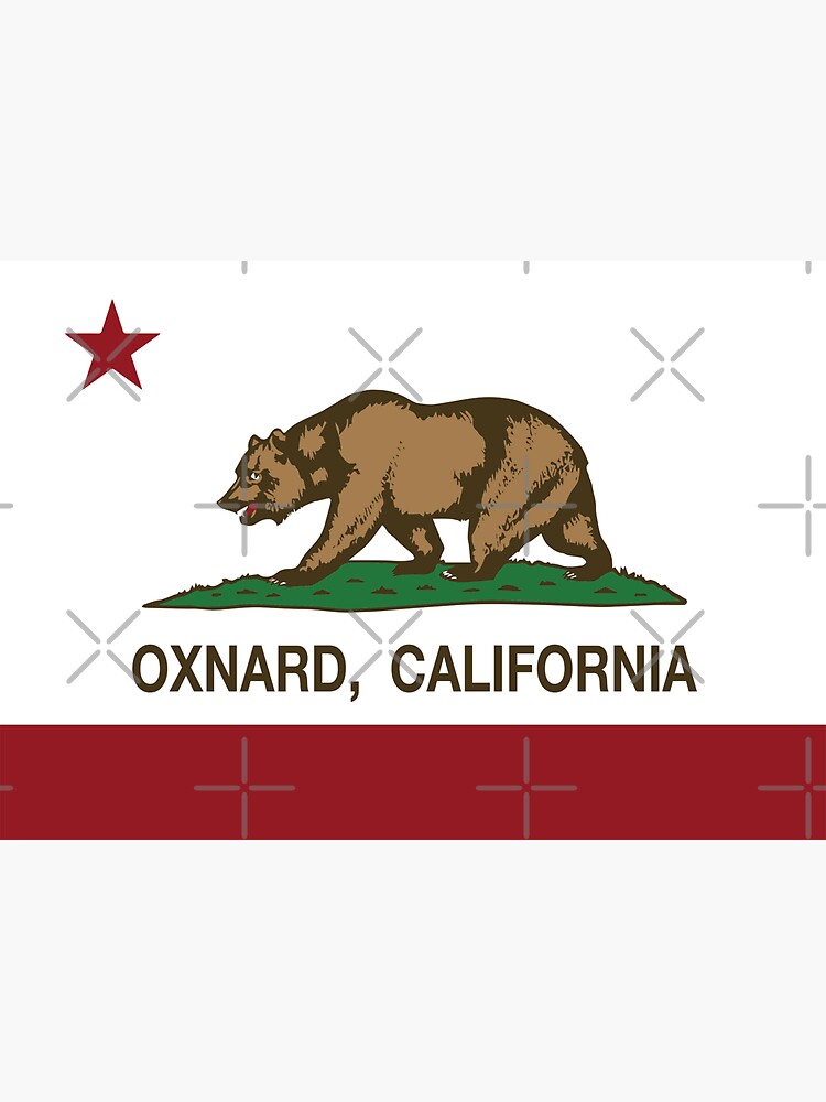"Oxnard California Republic Flag " Sticker for Sale by NorCal | Redbubble