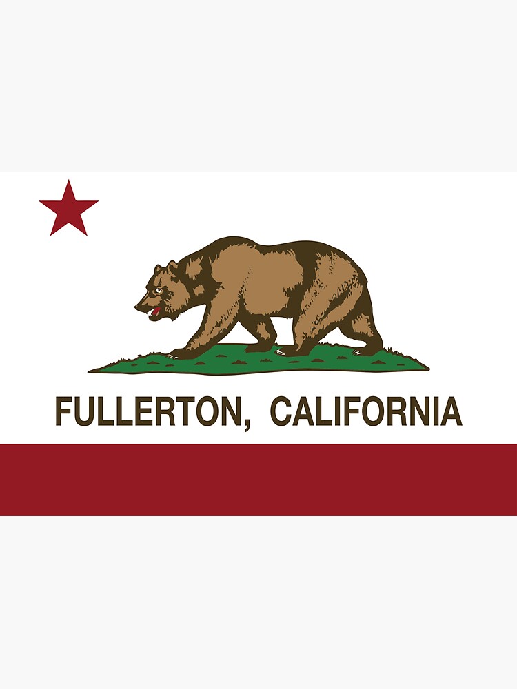 "Fullerton California Republic Flag" Sticker for Sale by NorCal | Redbubble