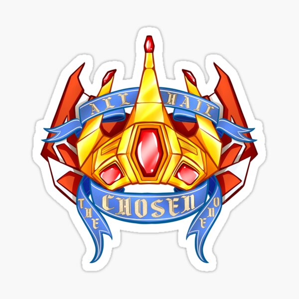 "All Hail The Chosen One" Sticker for Sale by karrashi | Redbubble
