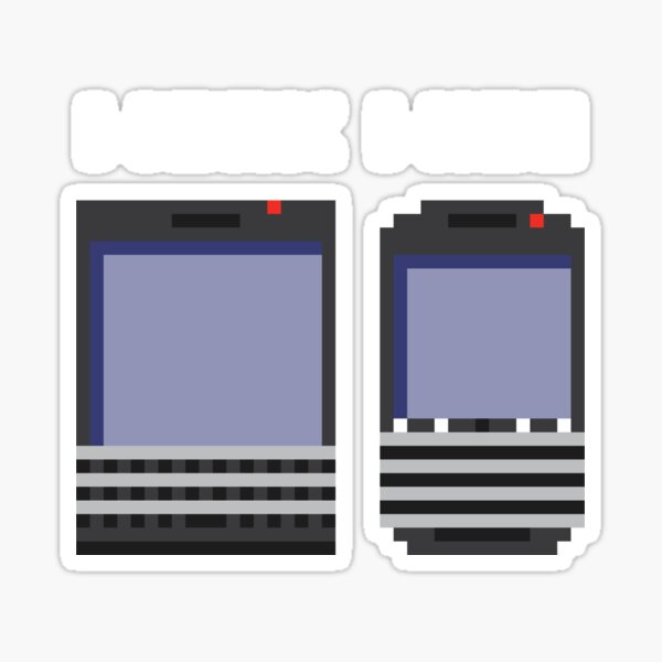 "8Bit Work Wide " Sticker for Sale by L. Marco Miranda | Redbubble