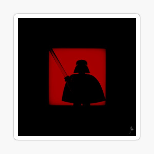 "Shadow - Dark Side" Sticker for Sale by Ballou34 | Redbubble
