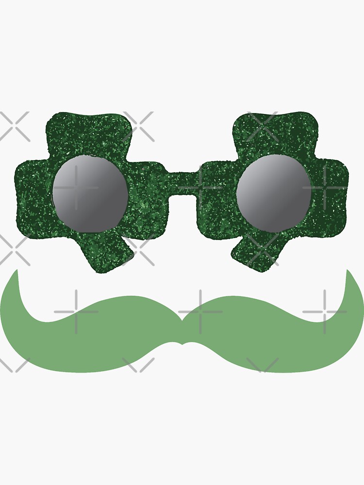 "Cool Clover" Sticker for Sale by StudioBlack | Redbubble