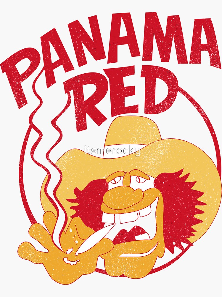 "Panama Red" Sticker for Sale by itsmerocky | Redbubble