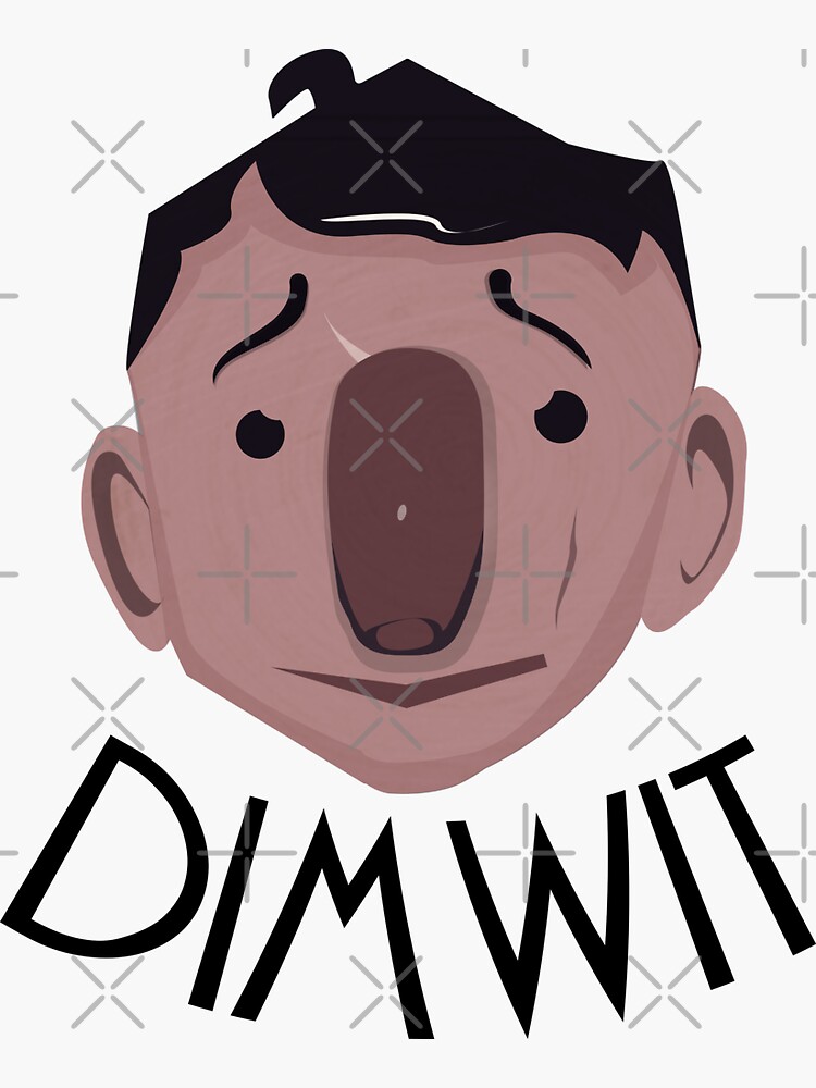 "BIOSHOCK: DIMWIT" Sticker by MDRMDRMDR | Redbubble