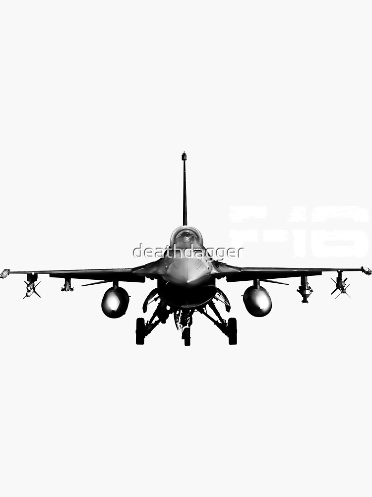 "F-16 Fighting Falcon" Sticker for Sale by deathdagger | Redbubble