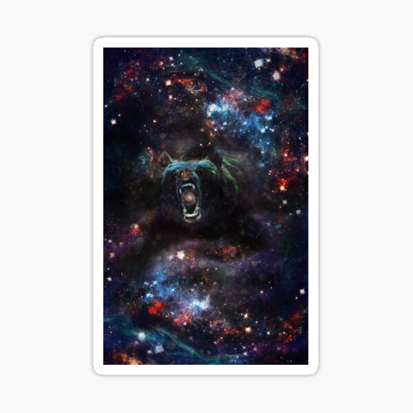 "Ursa Major (The Big Bear)" Sticker by indigotribe | Redbubble