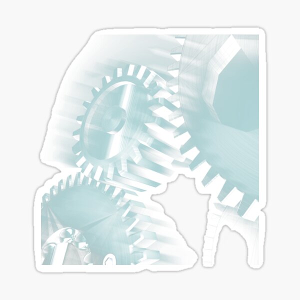 "mechanical engineering" Sticker for Sale by carloscastilla | Redbubble