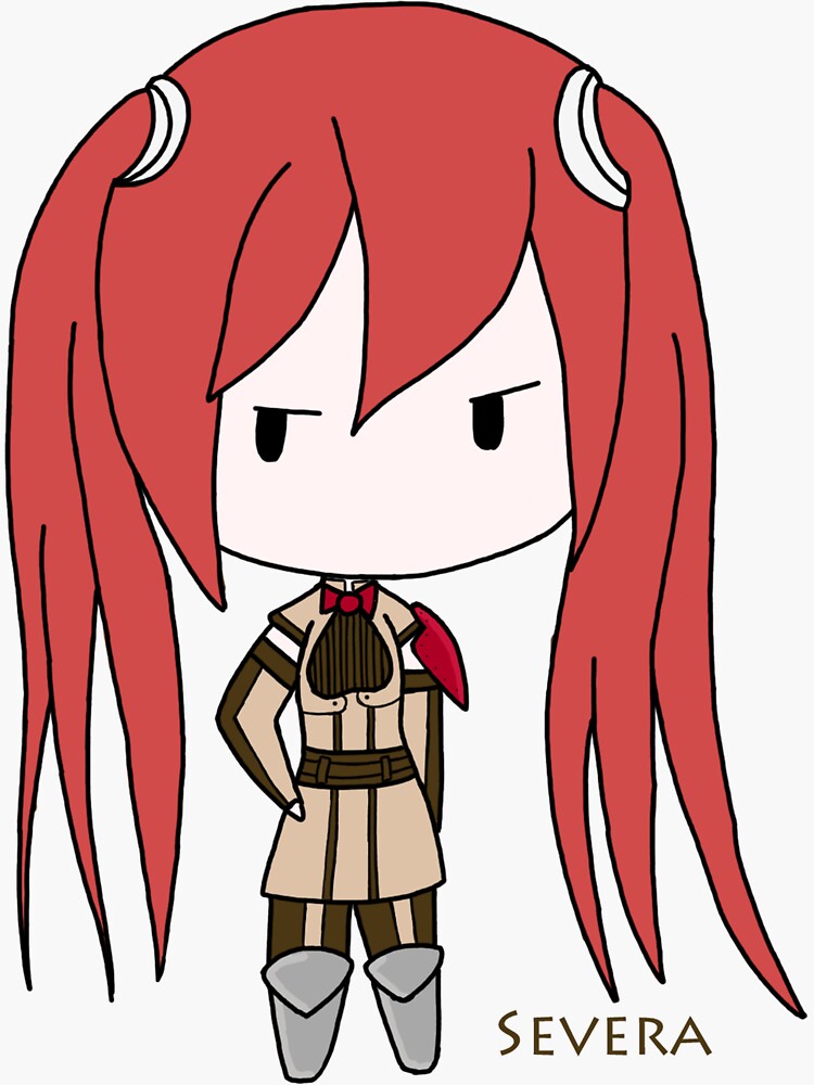 "Severa" Sticker for Sale by shroomsoft | Redbubble