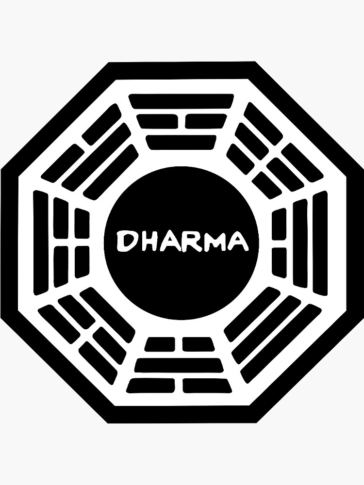 "Dharma Initiative logo uniform" Sticker by dashagrigor | Redbubble