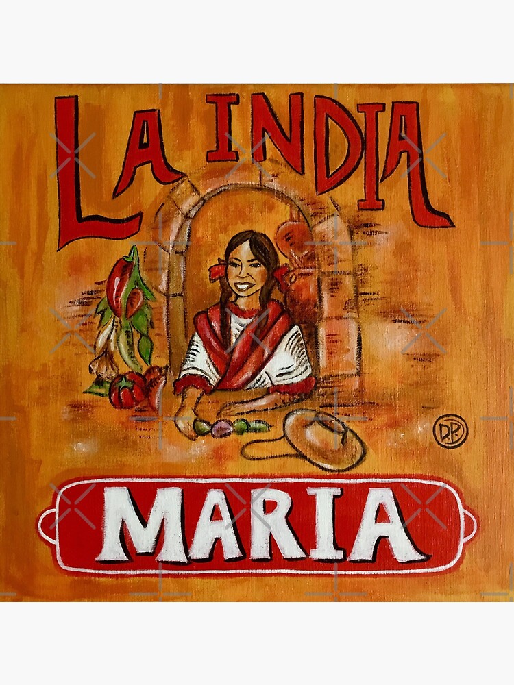 "La India Maria Art" Sticker for Sale by DeePaint11 | Redbubble