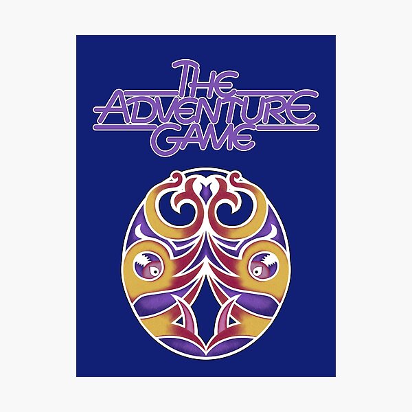 Lámina fotográfica «El logo de Adventure Game TV y el diseño Arg "face ...