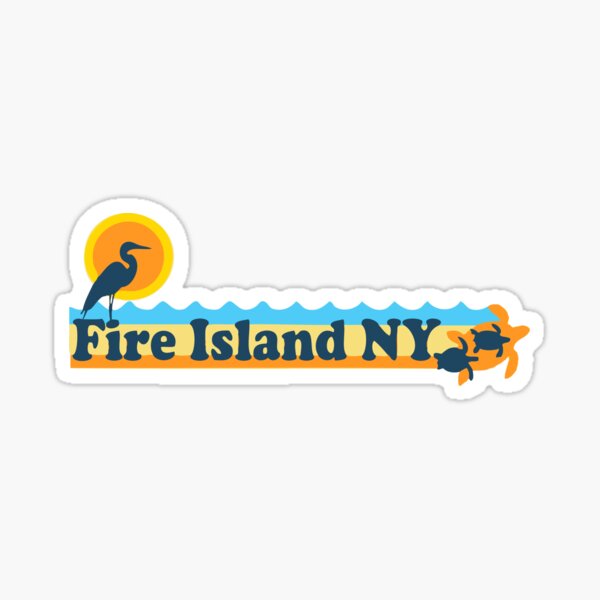 "Fire Island - New York." Sticker for Sale by ishore1 | Redbubble