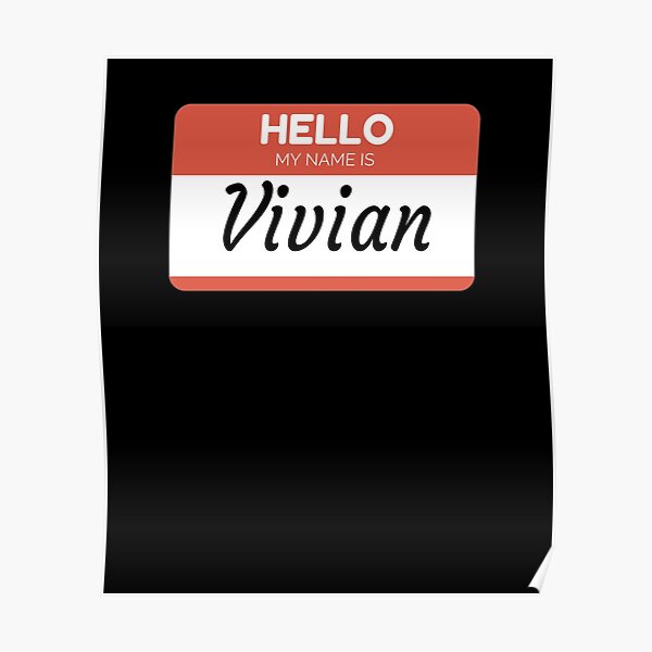 Vivian Posters | Redbubble