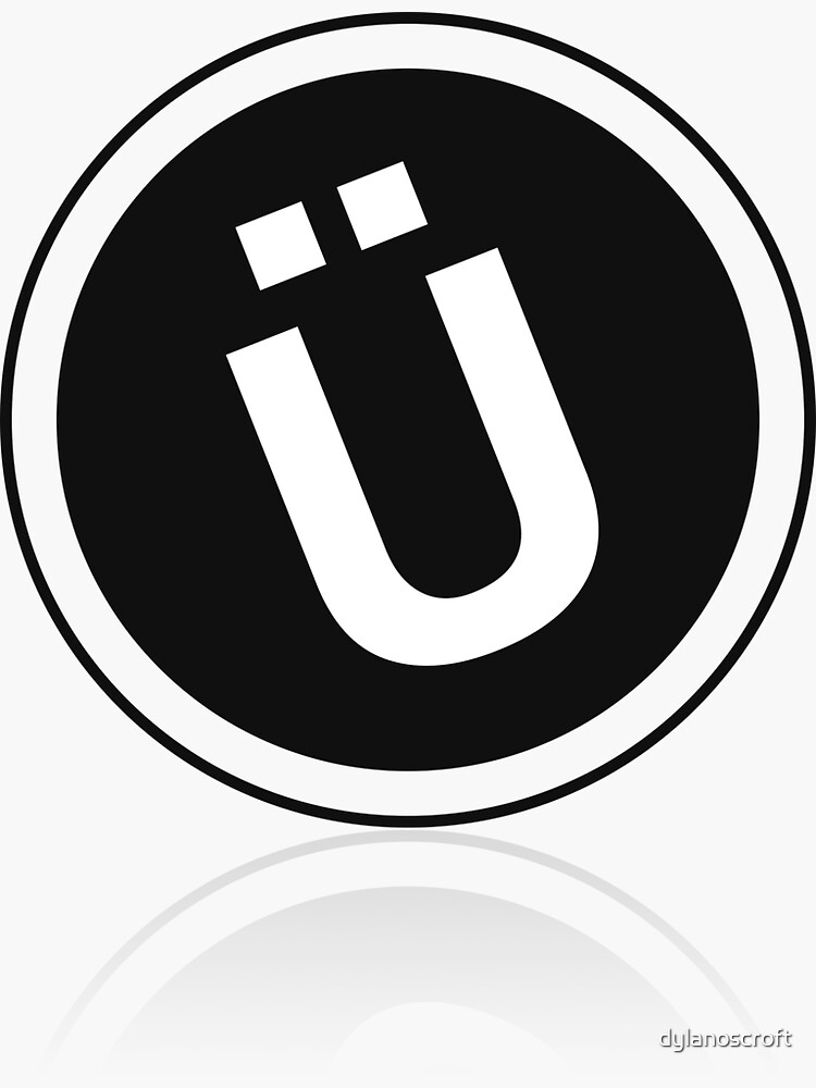 "Über Logo // Glossy" Sticker for Sale by dylanoscroft | Redbubble