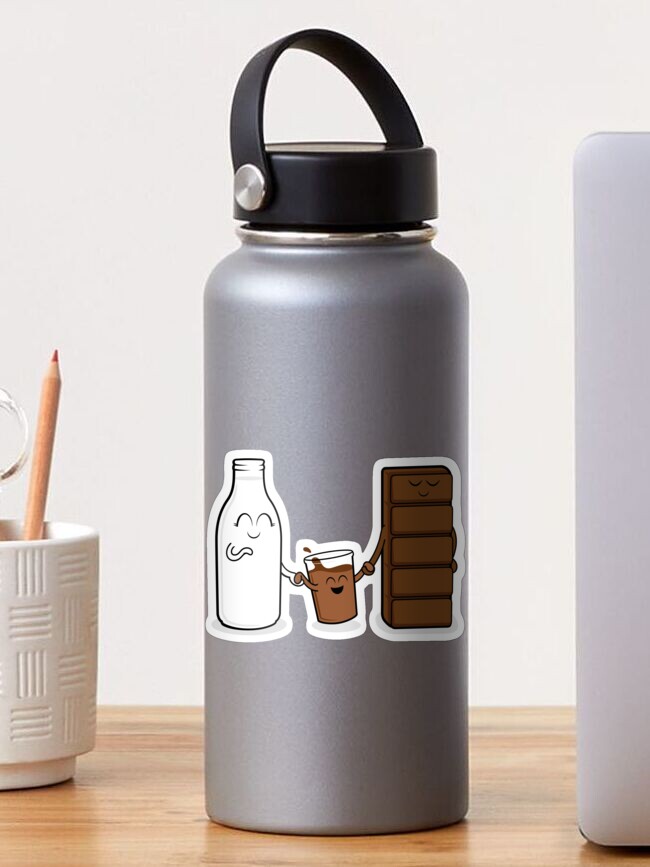 "Milk + Chocolate" Sticker for Sale by CottonRobot | Redbubble