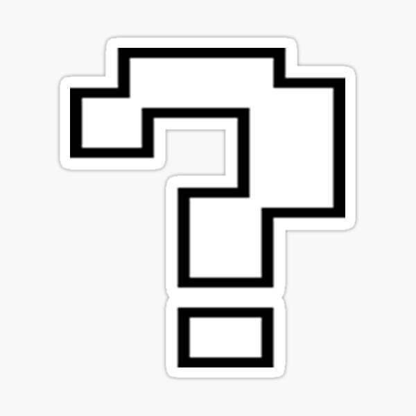 Question Mark Stickers | Redbubble