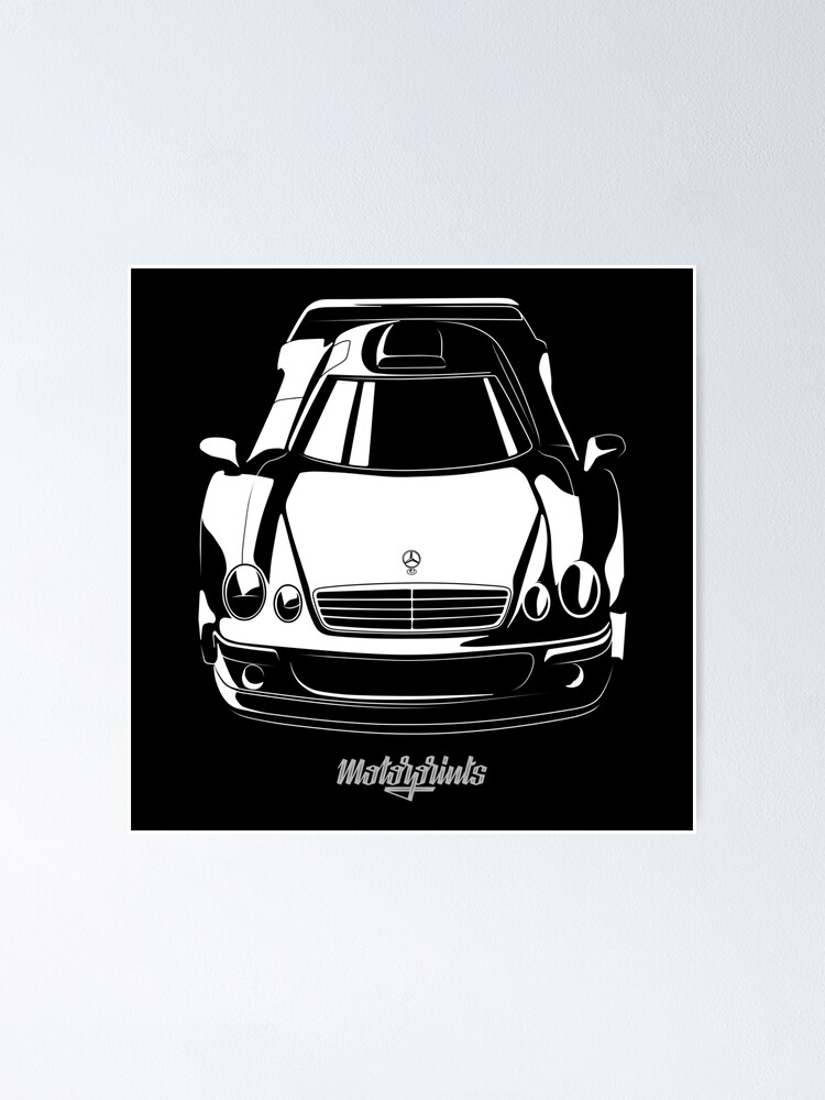 "CLK GTR" Poster by MotorPrints | Redbubble