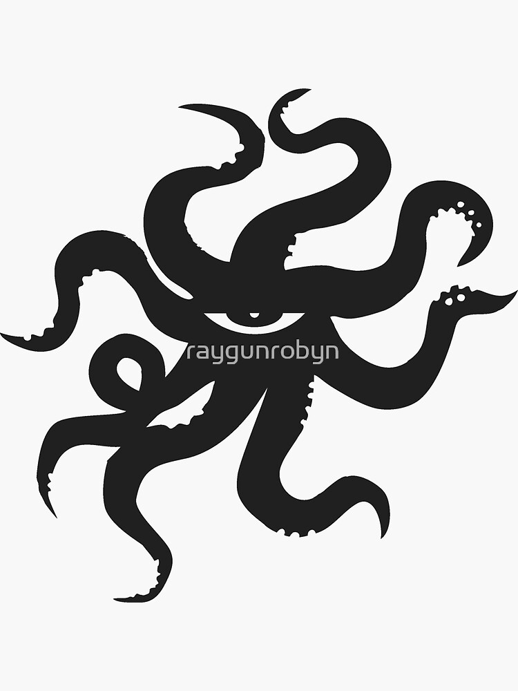 "Azathoth" Sticker for Sale by raygunrobyn | Redbubble