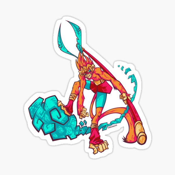 "Sun Wukong" Sticker for Sale by Heaven7-Eleven | Redbubble