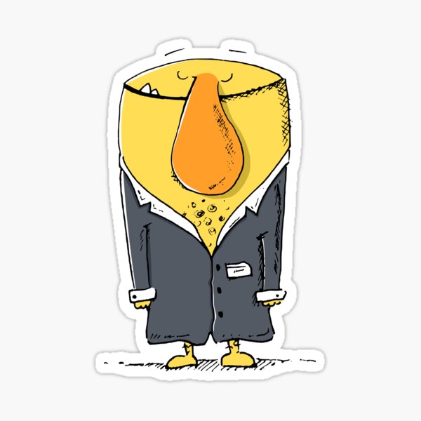 "Big nose" Sticker by dreadpen | Redbubble