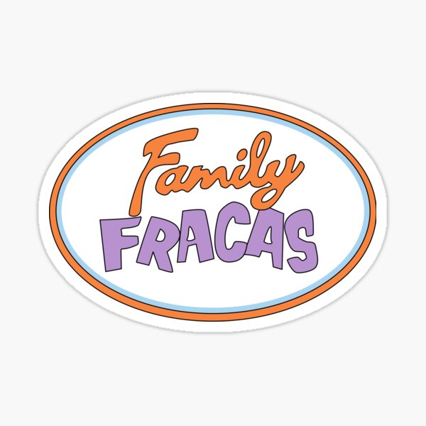 "Family Fracas" Sticker by bookishkate | Redbubble